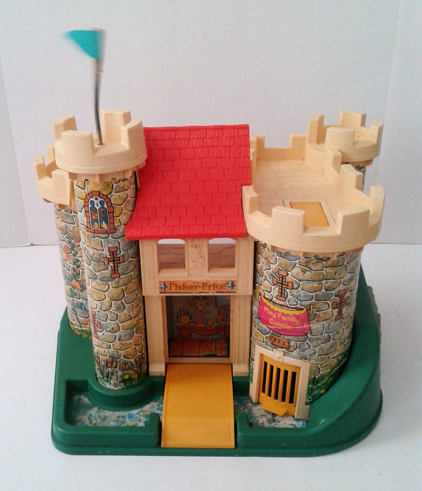 Vintage Fisher Price Little People Castle 993 With Originals - Etsy
