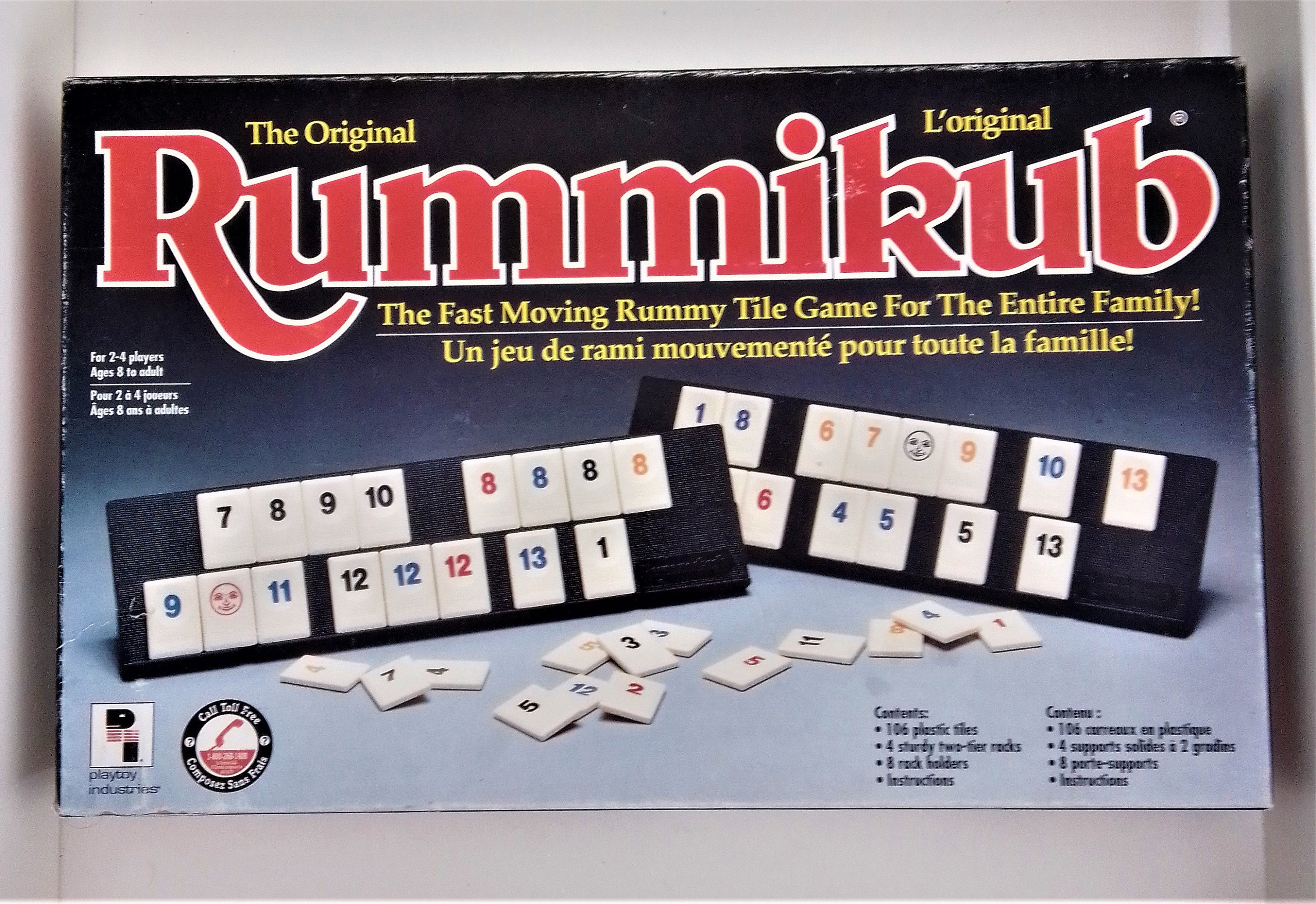 Vintage the Original Rummikub Tile Game Playtoy Industries - Etsy