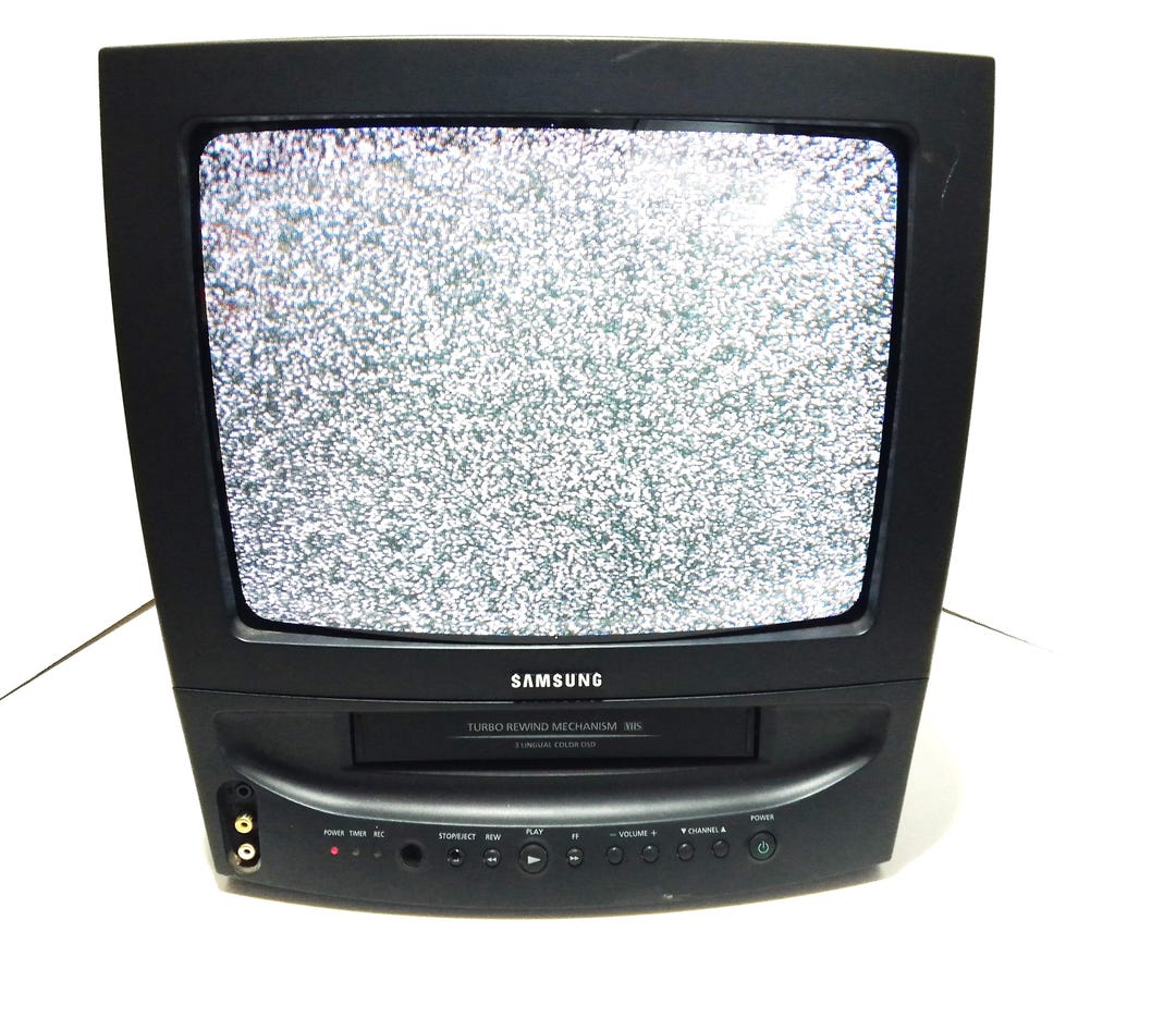 Samsung 13 Inch CXJ1372 VHS Combo Gaming Television With Original ...