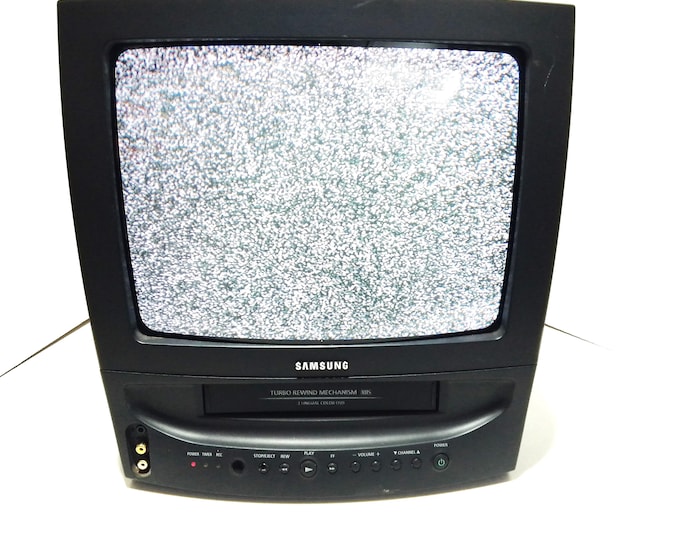 Samsung 13 Inch CXJ1372 VHS Combo Gaming Television With Original ...