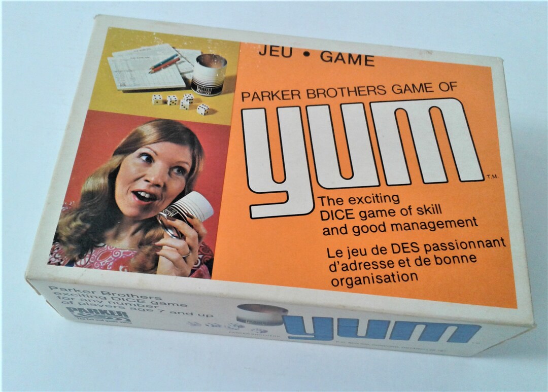 Vintage Yum Dice Game With Extra Score Cards - Etsy