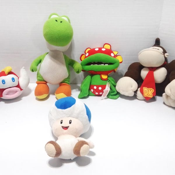 Super Mario Characters Plush - Etsy