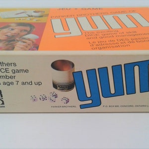 Vintage Yum Dice Game With Extra Score Cards - Etsy