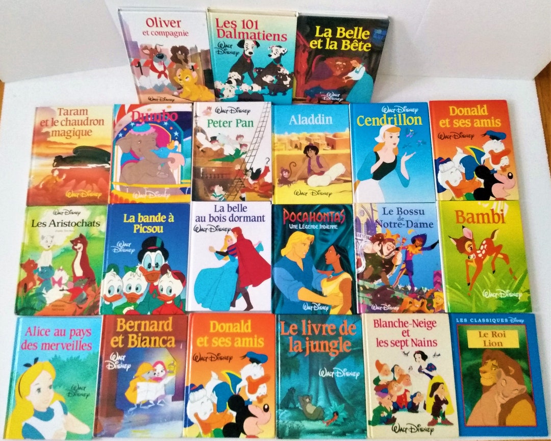 Livres Disney Classic French Disney Book Bambi- Roi Lion- Cendrillon ...