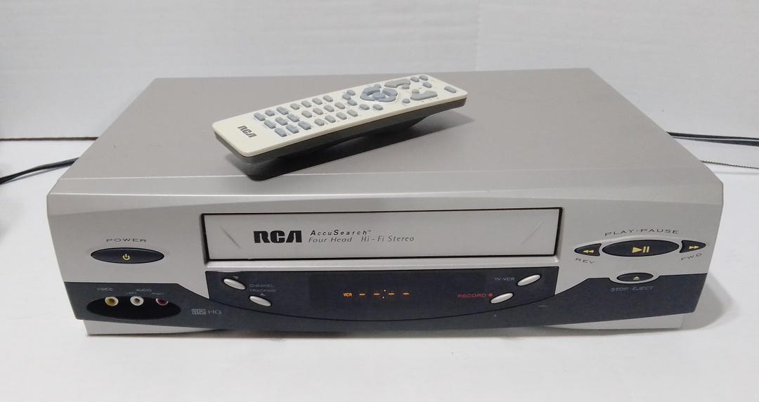 Vintage 1990 VR637HF RCA VHS VCR Recorder Accu-search 4 Head Hi-fi ...
