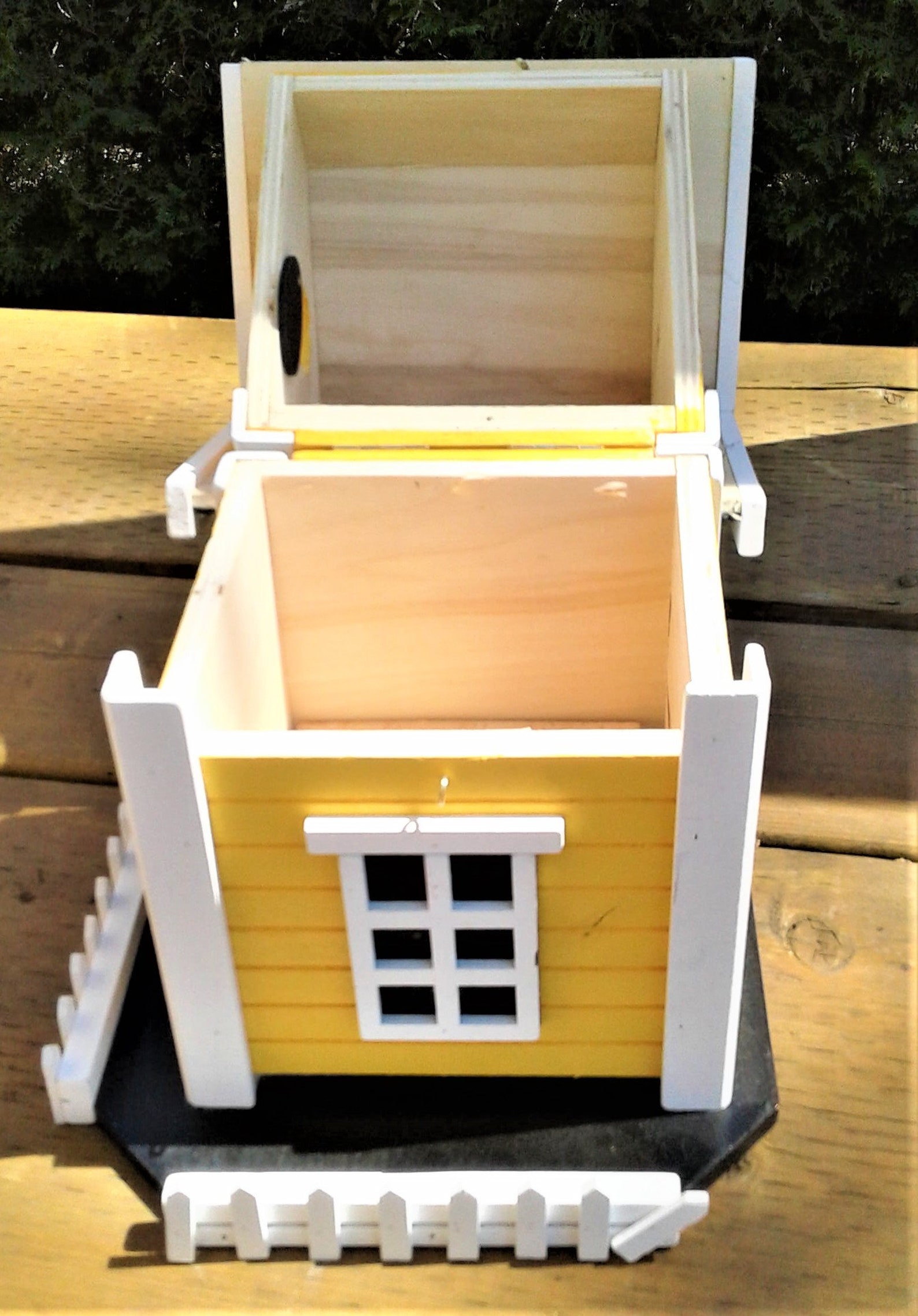 Wonderful Yellow Cottage Bird House Birdhouse 11 Inches High - Etsy Canada