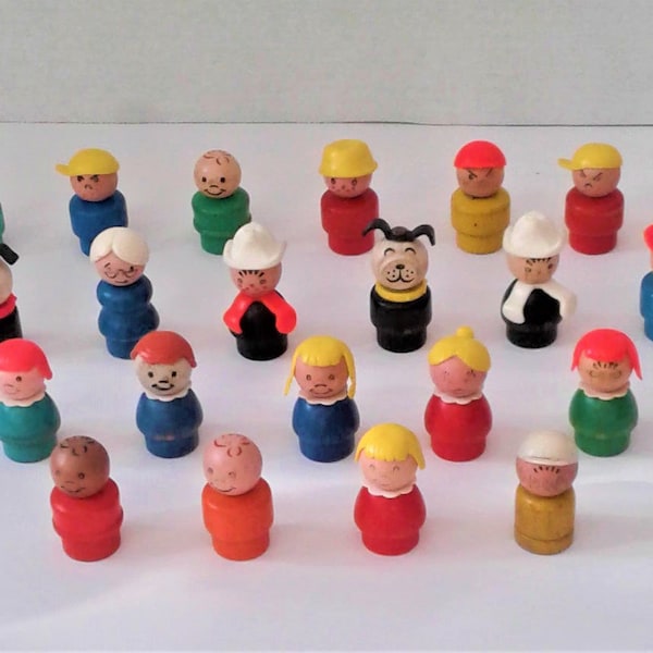Wood Little People - Etsy