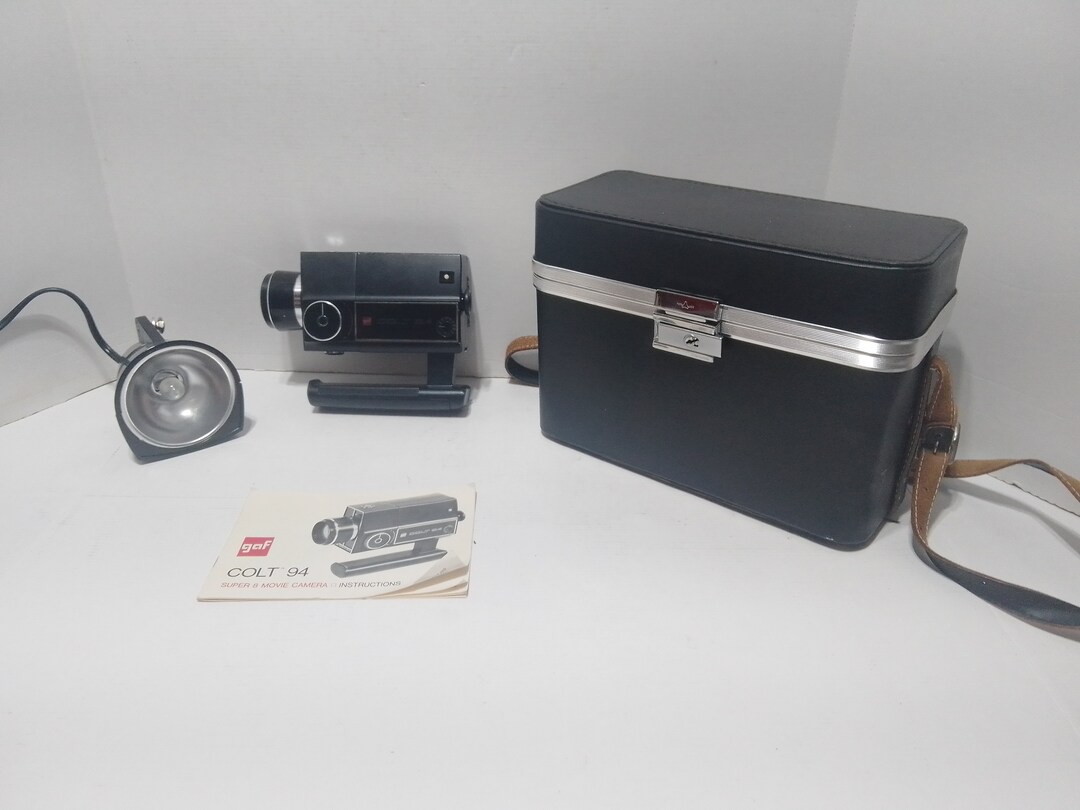 Super 8 Hand Camera 8mm Film GAF COLT 94 Movie Vintage Collectable With ...