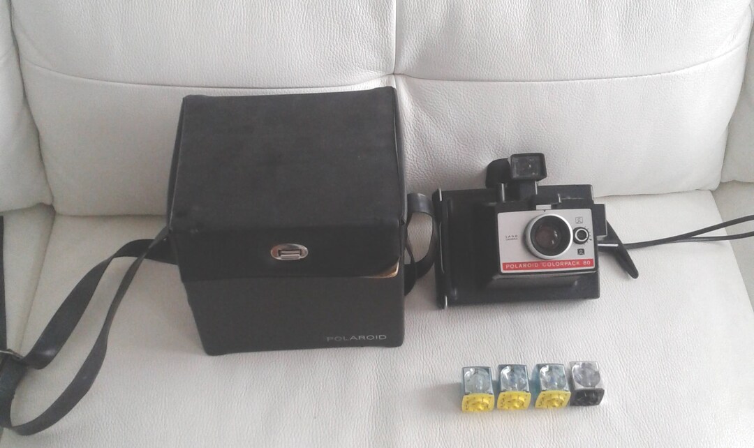 Polaroid Colorpack 80 Land Camera With Case and Extra Flash Cube - Etsy