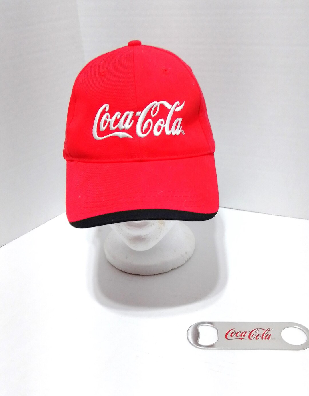 Coca Cola Silver Bottle Opener and Hat for Collectors - Etsy