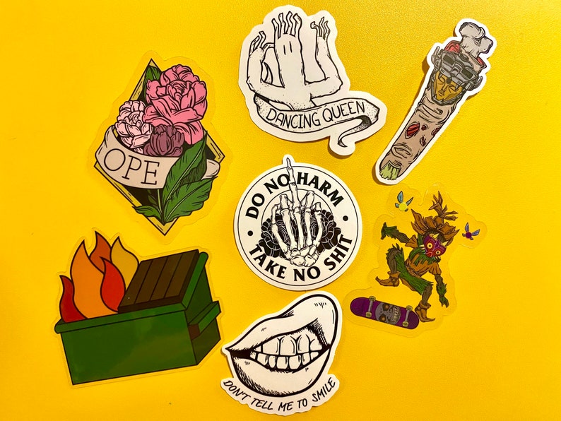 Do No Harm Take No Shit Sticker | Etsy