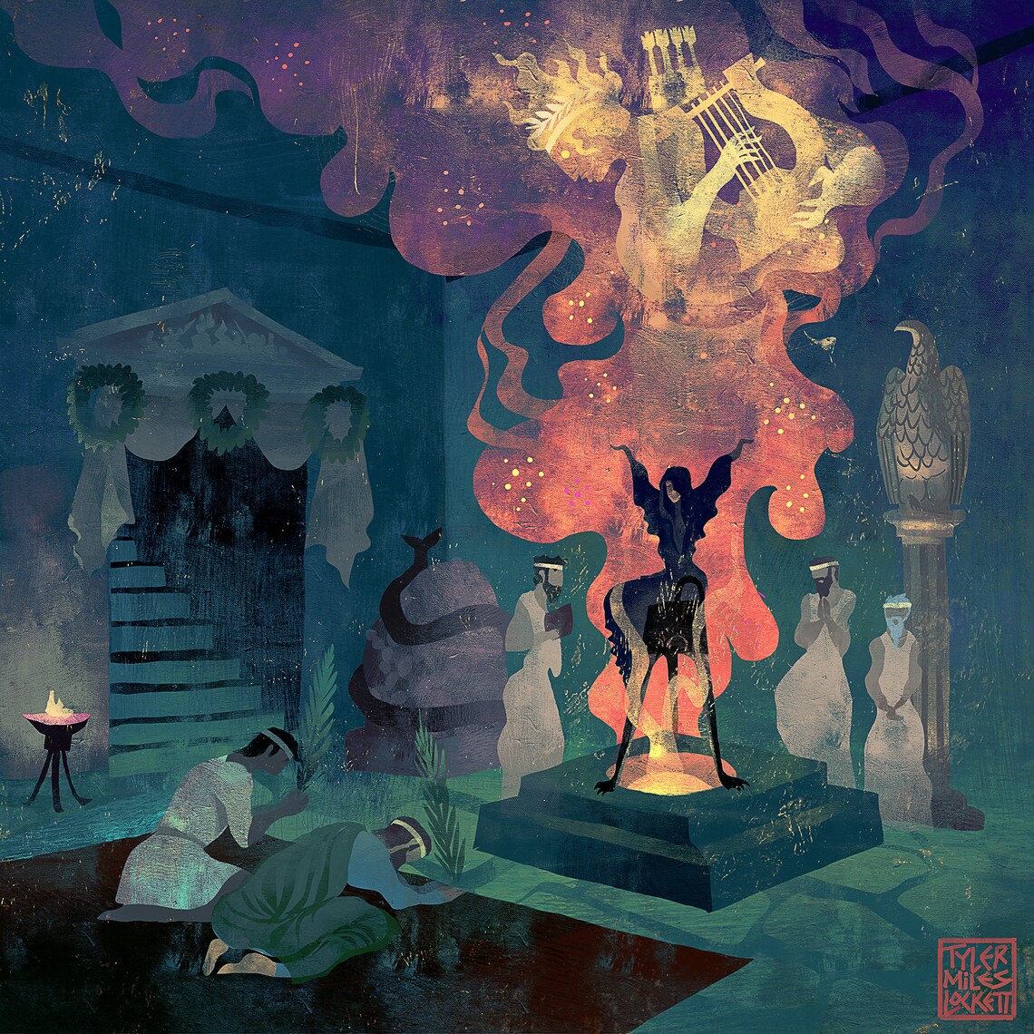 The Oracle of Delphi | Art Print | Oracle of Delphi | Ancient Greece ...