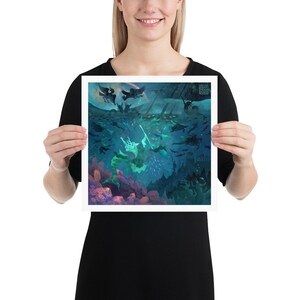 Art Print | Nereus and the Sea Gods | Greek Mythology Decor | Ancient ...