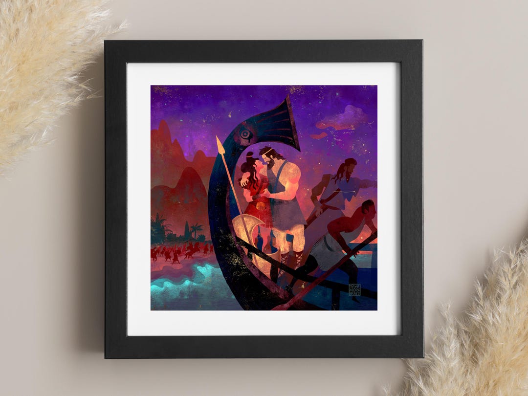 Seduction of Antiope Lockett Studio Amazon Queen Art Greek Mythology ...