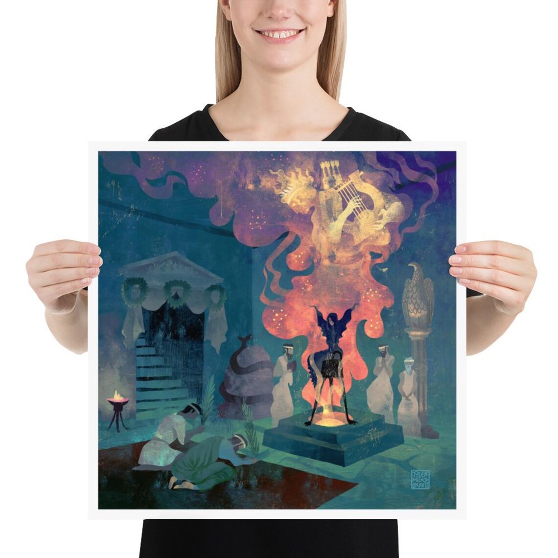 The Oracle of Delphi | Art Print | Oracle of Delphi | Ancient Greece ...