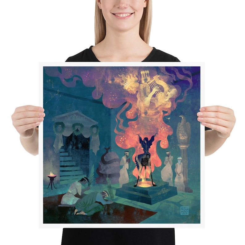 The Oracle of Delphi | Art Print | Oracle of Delphi | Ancient Greece ...
