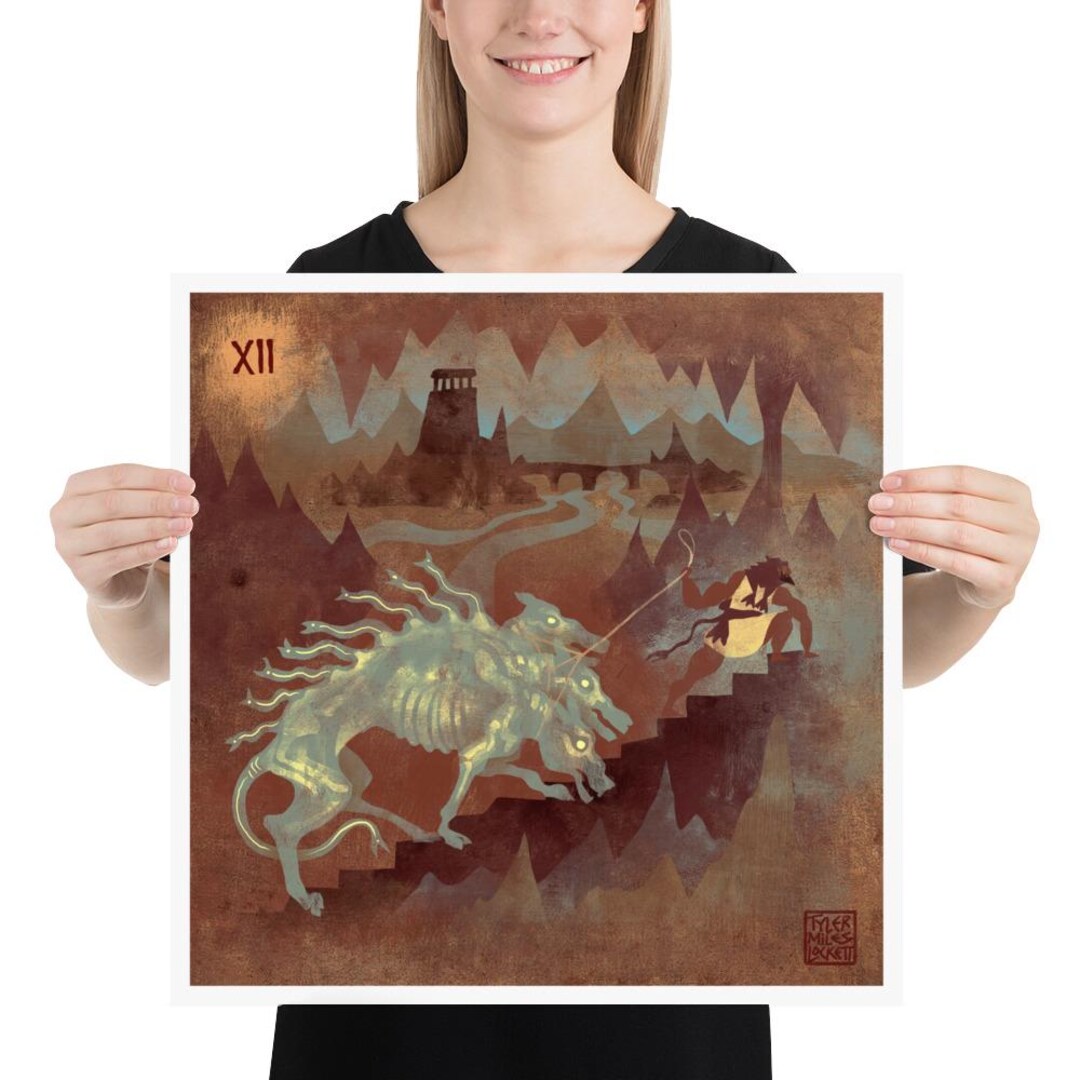 Labor 12 Cerberus of Hades | Art Print | the Twelfth Labor | Retrieve ...