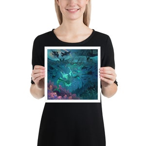 Art Print | Nereus and the Sea Gods | Greek Mythology Decor | Ancient ...