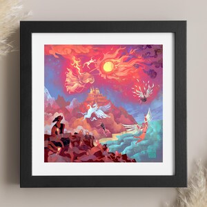 Pitfalls of Pride | Greek Mythology Art Print | Icarus, Phaethon ...