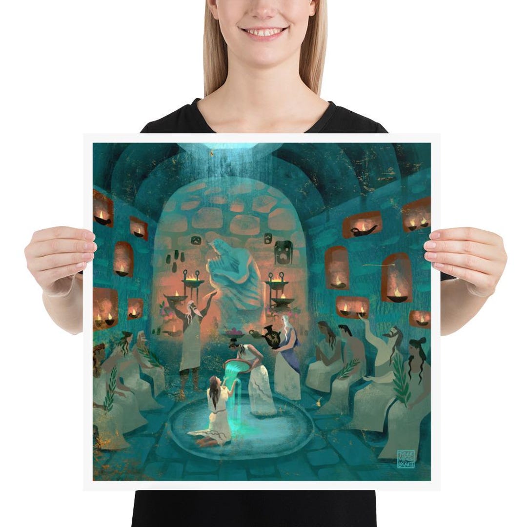 Mystery Cults | Art Print | Greek Mythology | Eleusinian Mysteries ...