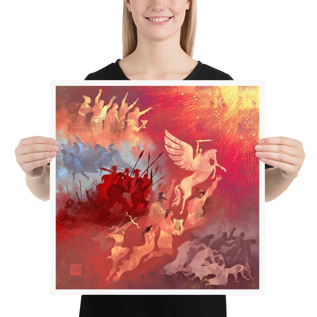 Five Ages of Mankind | Art Print | Hesiod's Five Ages of Mankind ...