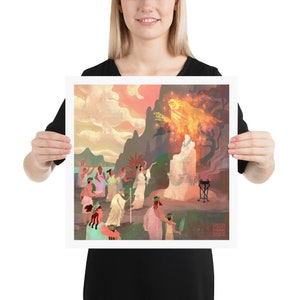 Ancient Greek Religion | Art Print | Hellenic Polytheism Art | Ancient ...