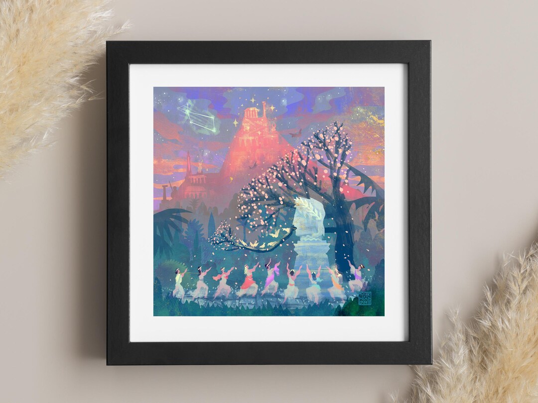 Songbirds and Stars | Orpheus’ Lyre and Muses | Greek Mythology Art ...