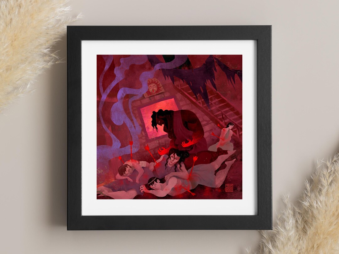 Curse of the Goddess | Art Print | Heracles' Rage | Greek Mythology ...