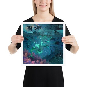 Art Print | Nereus and the Sea Gods | Greek Mythology Decor | Ancient ...