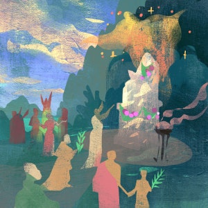 Ancient Greek Religion | Art Print | Hellenic Polytheism Art | Ancient ...