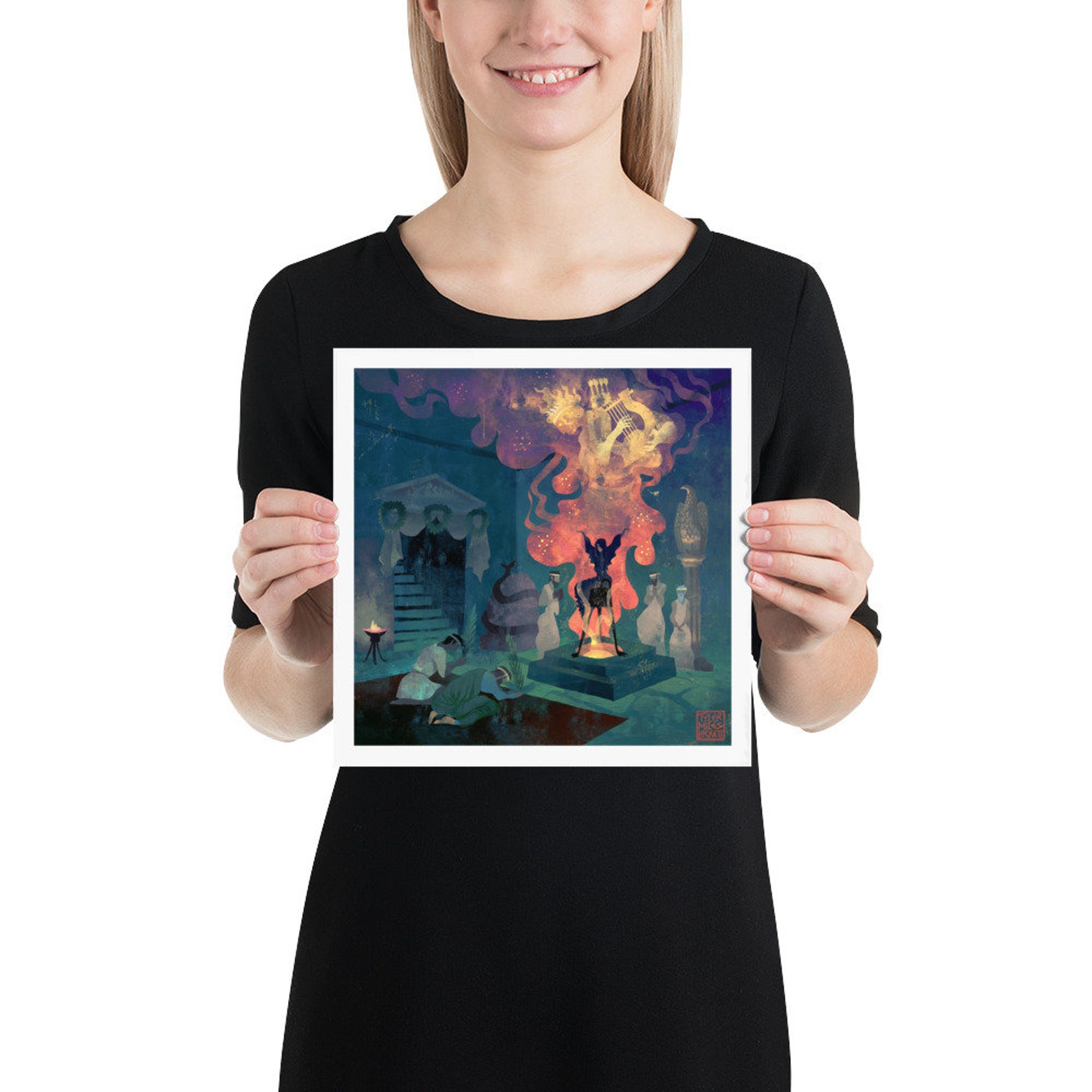 The Oracle of Delphi | Art Print | Oracle of Delphi | Ancient Greece ...