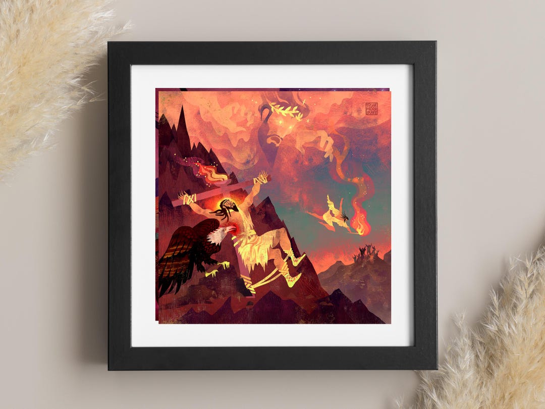 Prometheus | Greek Titan of Forethought | Fire Stealer Myth | Mythology ...