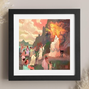 Ancient Greek Religion | Art Print | Hellenic Polytheism Art | Ancient ...
