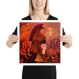 Queen Mother Otrera Lockett Studio Amazon Warrior Art Greek Mythology ...