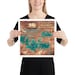 El mapa de la ruta de los Argonautas - Etsy España