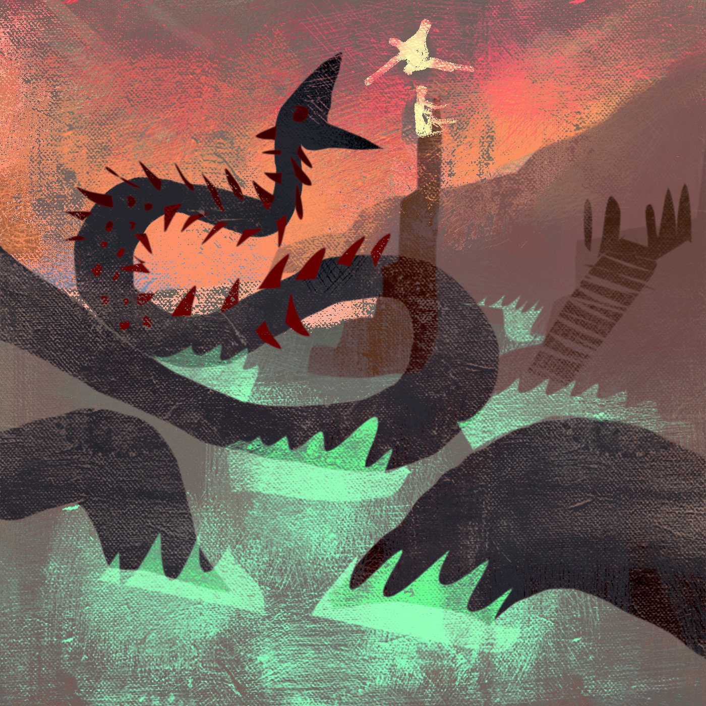 Cetus and Andromeda 8 in My quest for the Gorgon - Etsy