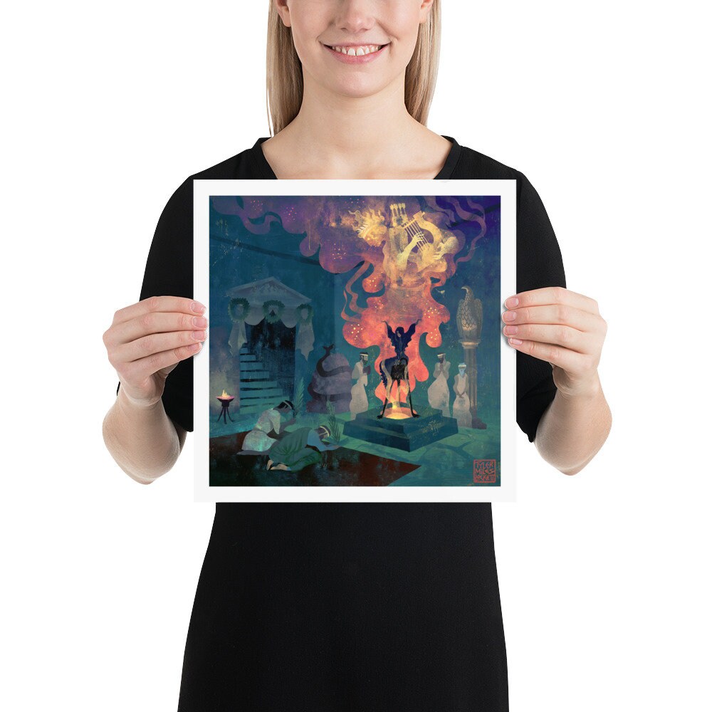 The Oracle of Delphi | Art Print | Oracle of Delphi | Ancient Greece ...