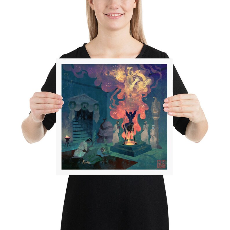 The Oracle of Delphi | Art Print | Oracle of Delphi | Ancient Greece ...