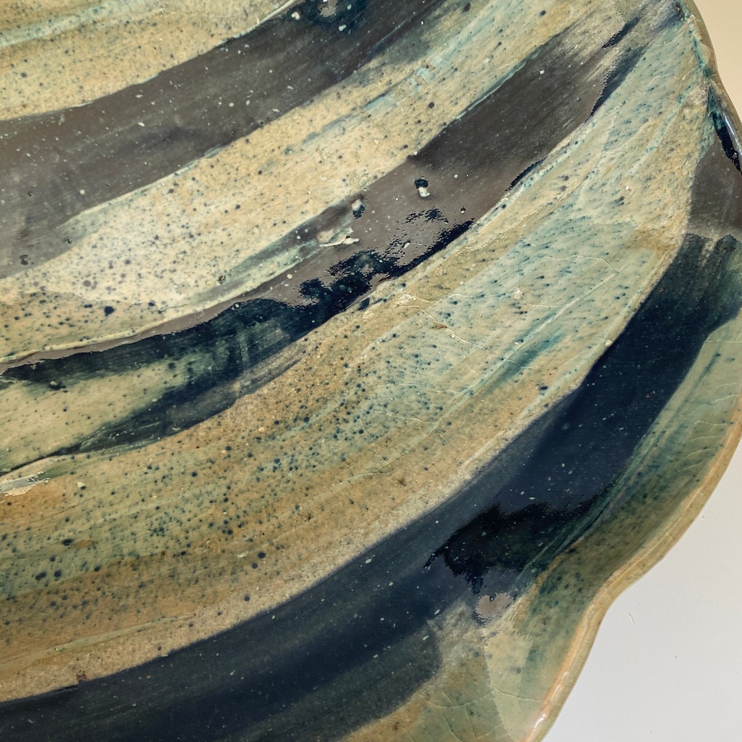 Large Shallow Ceramic Bowl, Handmade Ceramic Bowl, CBMC4CLR34 - Etsy
