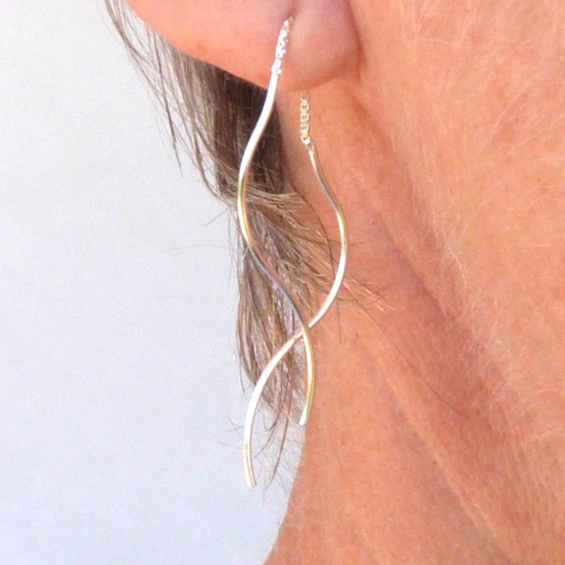 Thread Earrings - Etsy