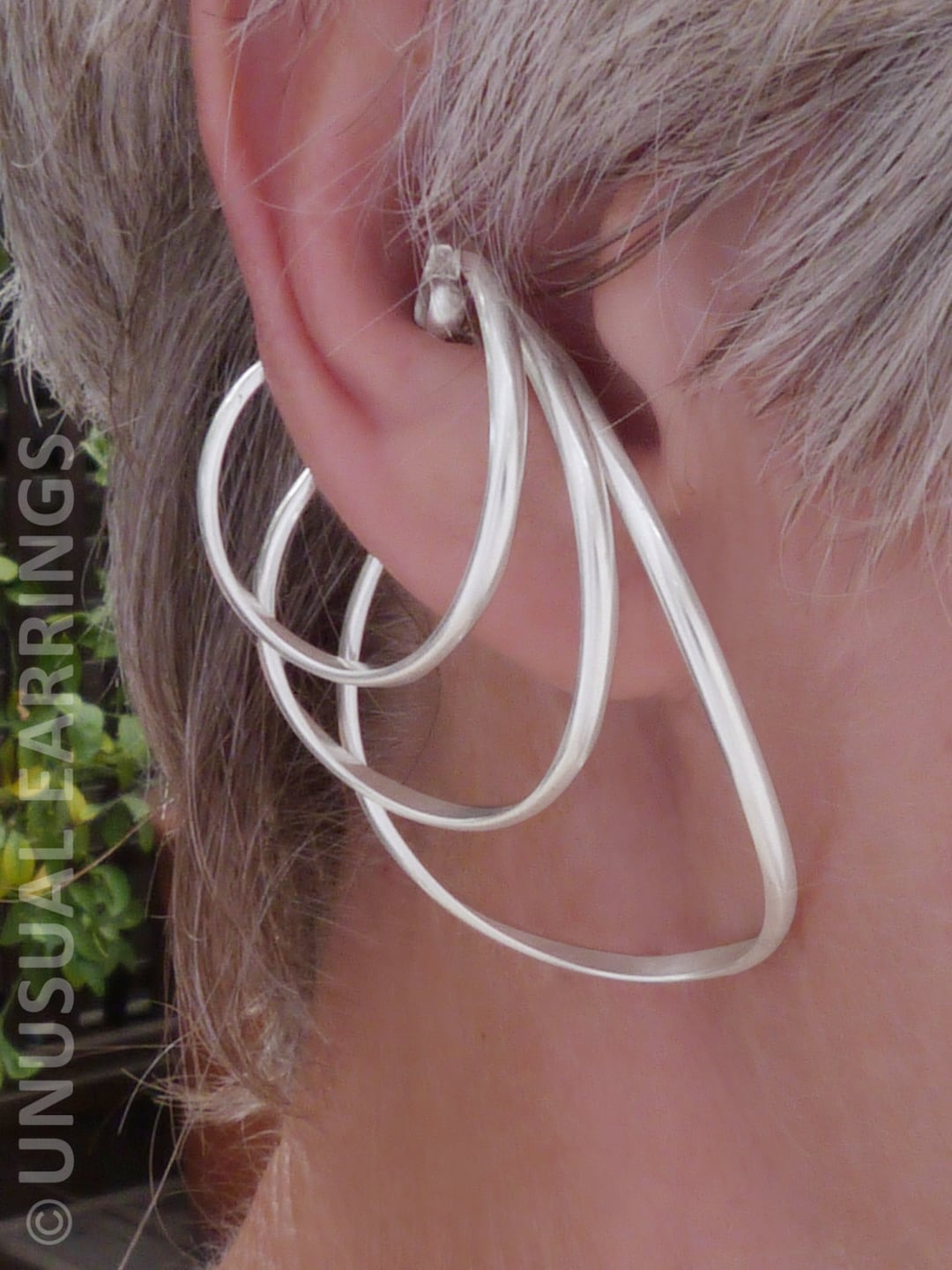 Sterling Silver Non-pierced Earrings: 3 Pairs of Minimalist Ear Cuff Ear Wrap - Etsy