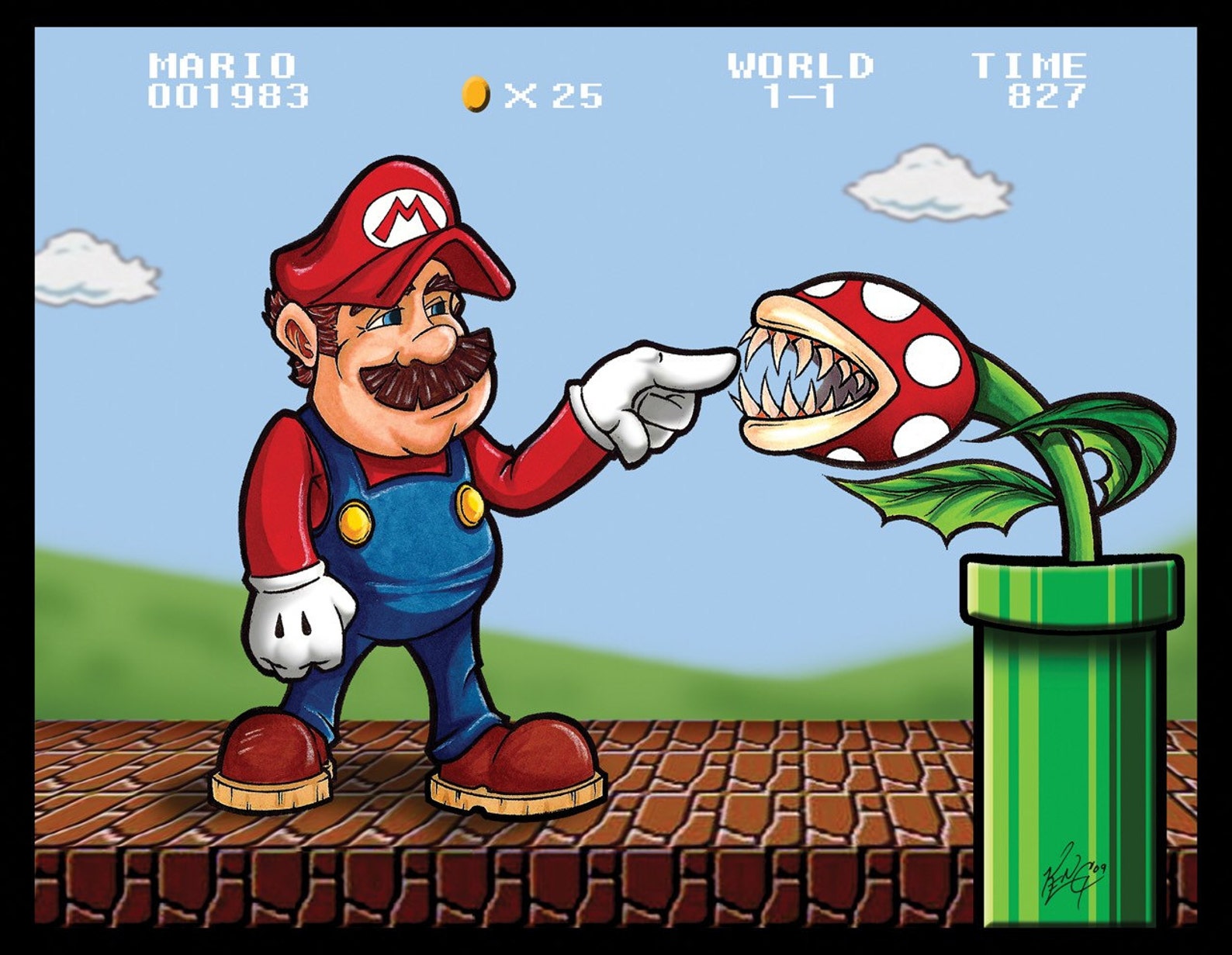 Nintendo Mario i'm Not Touching You Mario Bros - Etsy