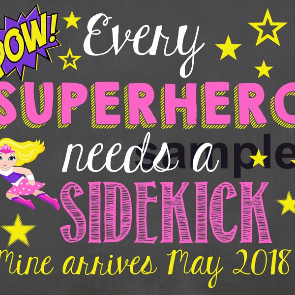 Superhero Sidekick - Etsy