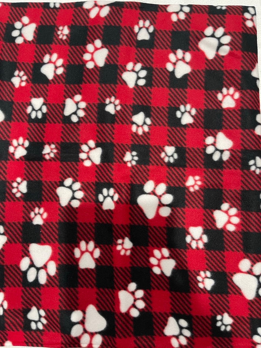 Pet Snuggle Sack- Red/black With White Paws - Etsy