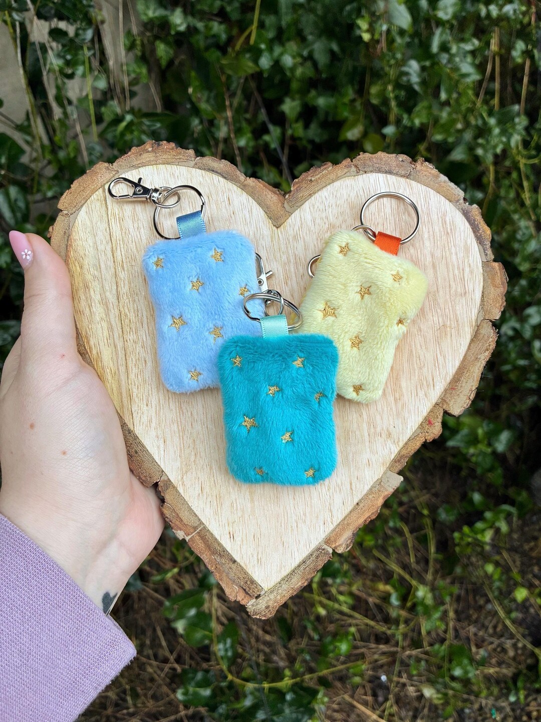 Celestial Keychain Fidget Dimple Back, Sensory, Machine Embroidery ...