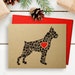 Boxer Christmas Card Dog Holiday Card Holiday Icons Card - Etsy