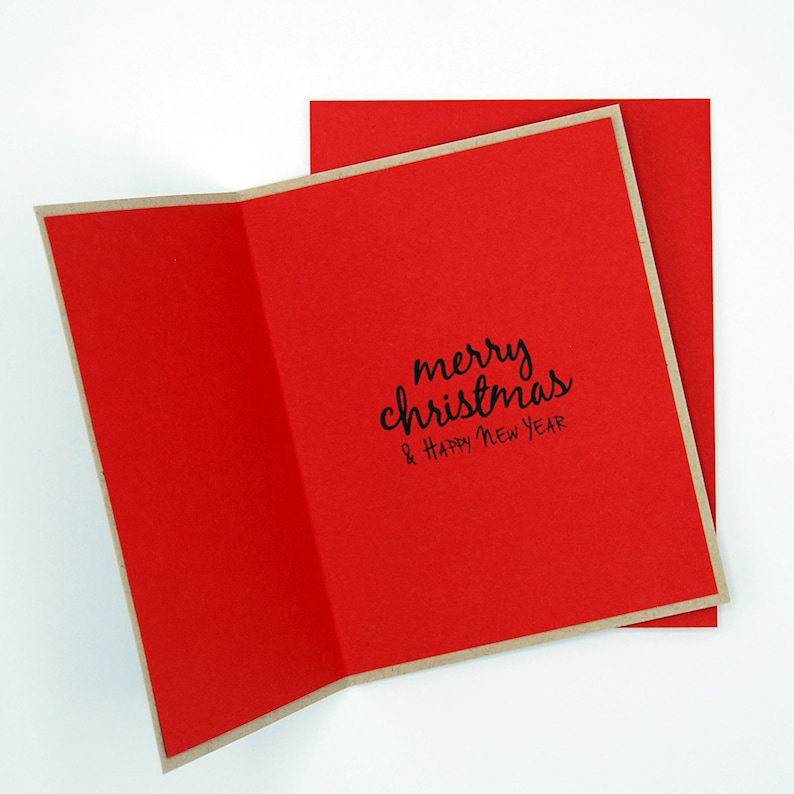 French Bulldog Christmas Card Frenchie Dog Holiday Card - Etsy