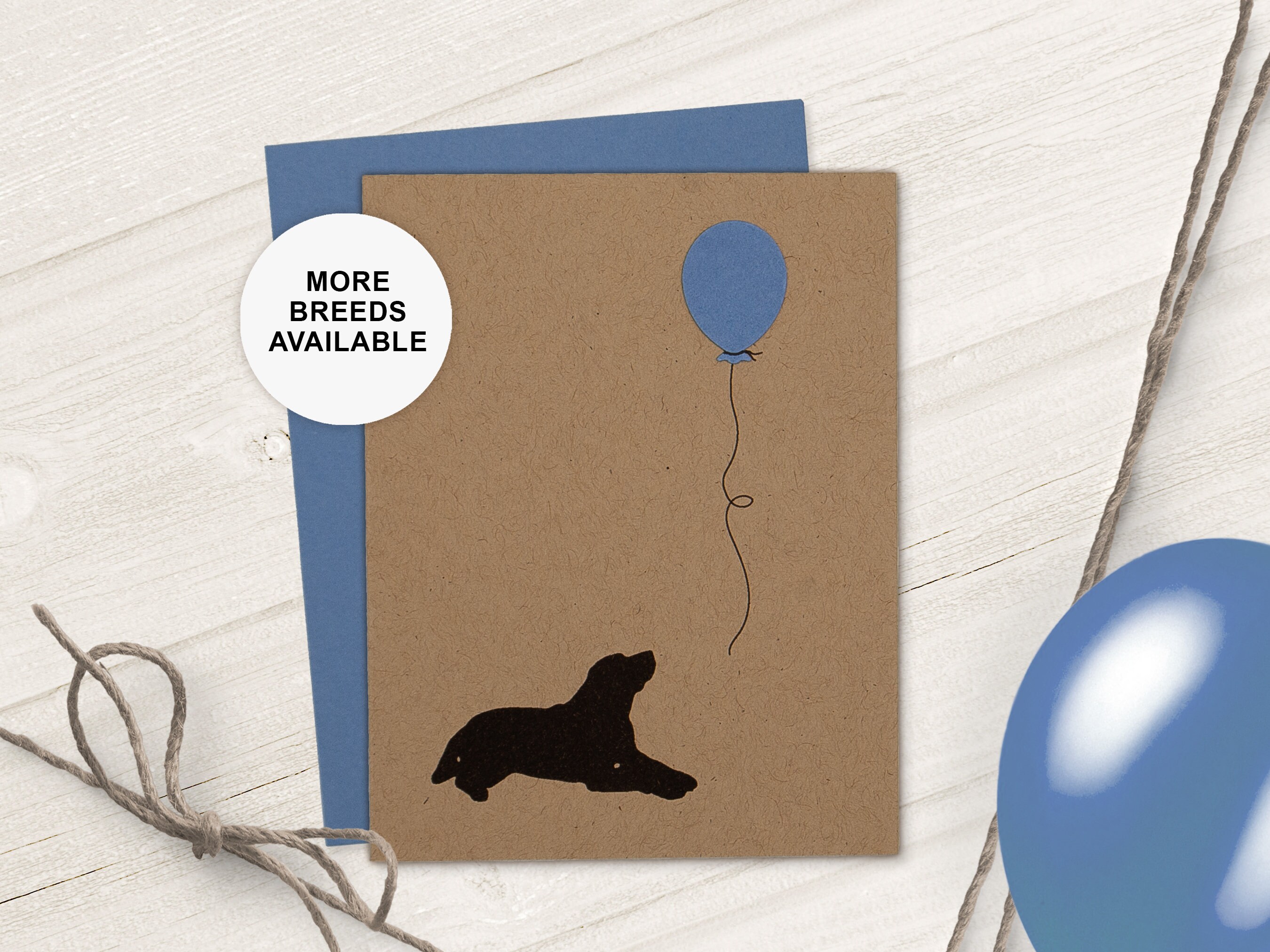 Lab Birthday Card, Congratulations Card, Balloon - Etsy