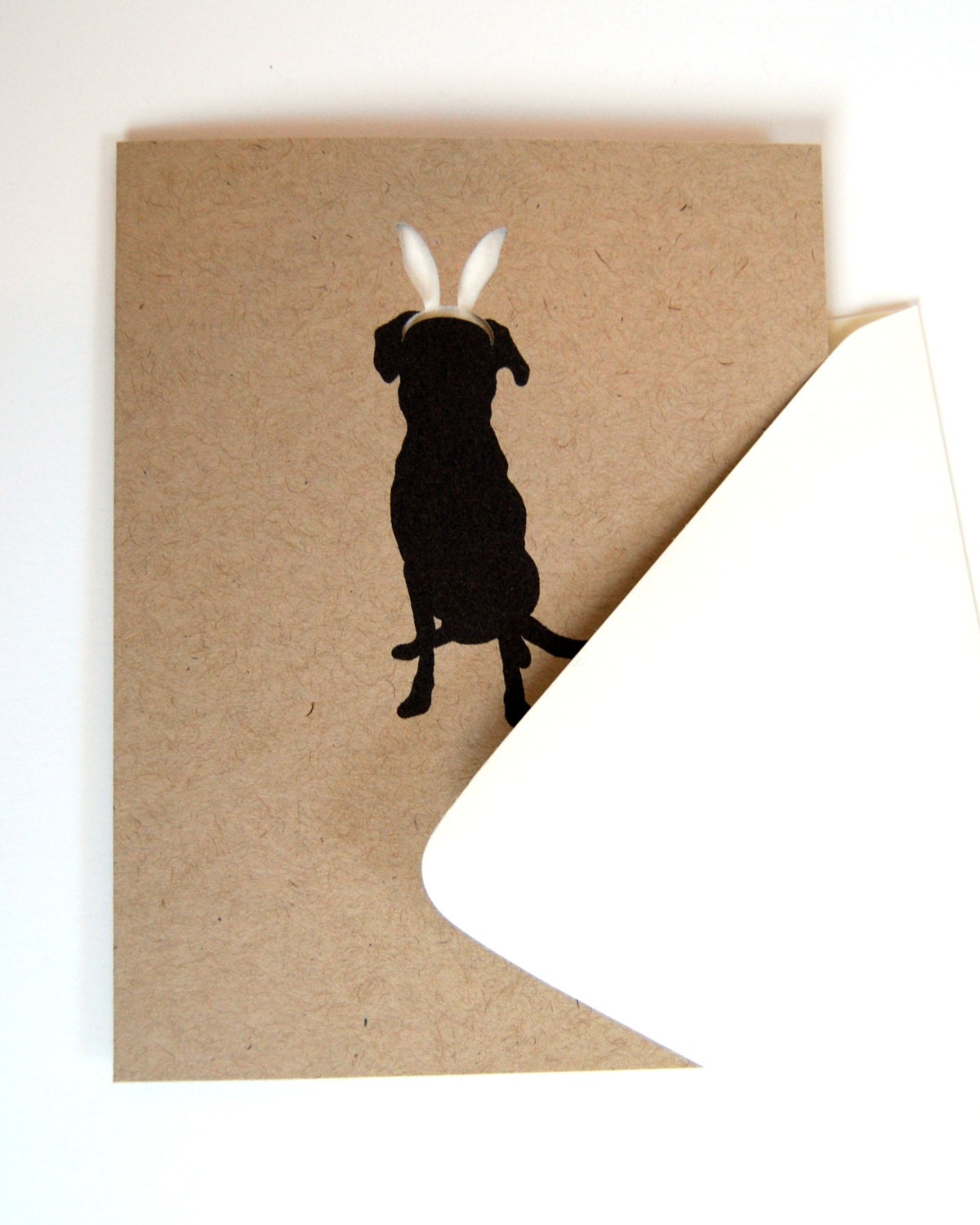 Easter Dog Card, Bunny Ears - Etsy