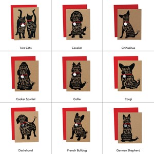 French Bulldog Christmas Card, Frenchie, Dog Holiday Card, Jingle Bell ...